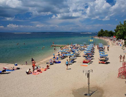 Strand Mali Bok bei Orlec auf der Insel Cres - Kroati.de