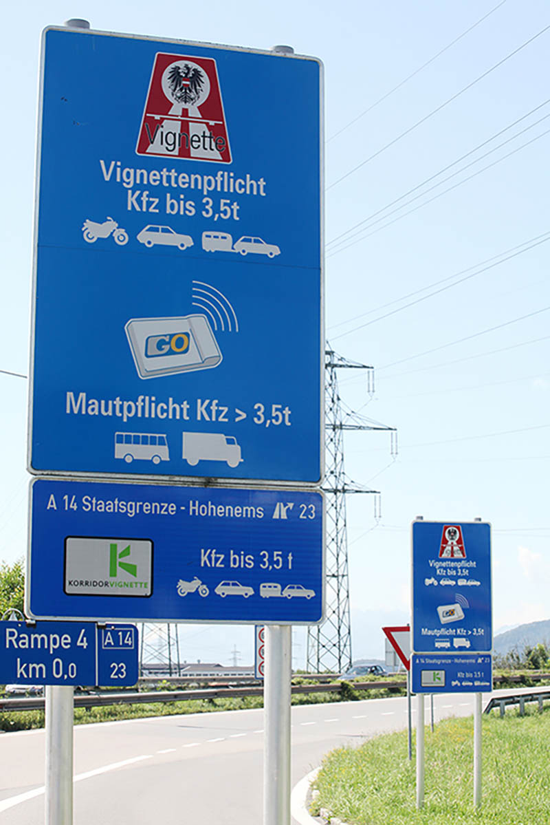 Maut in Österreich | Vignette in Österreich √