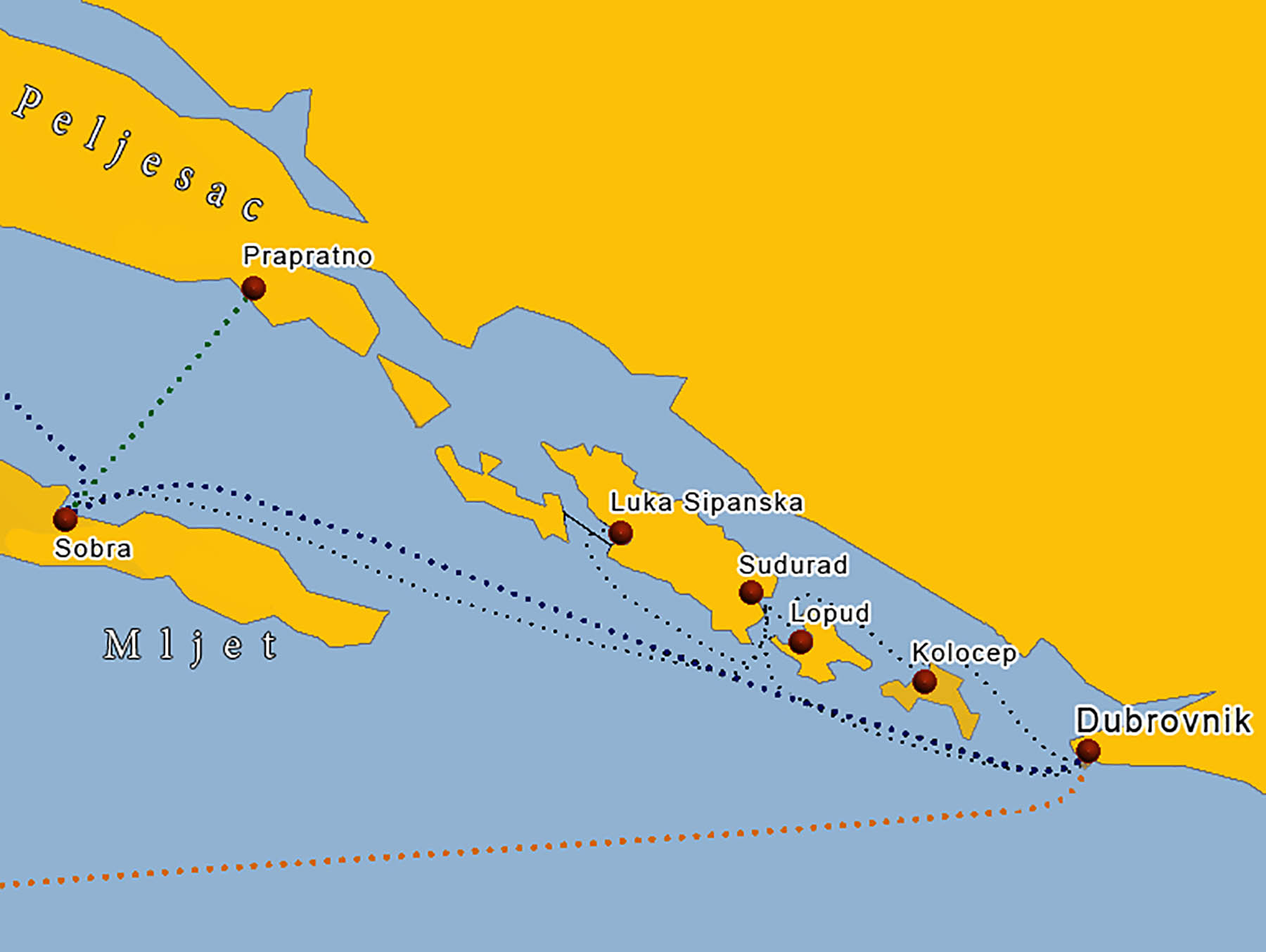 Fähre Mljet | Fahrplan und Preise für 2015 √
