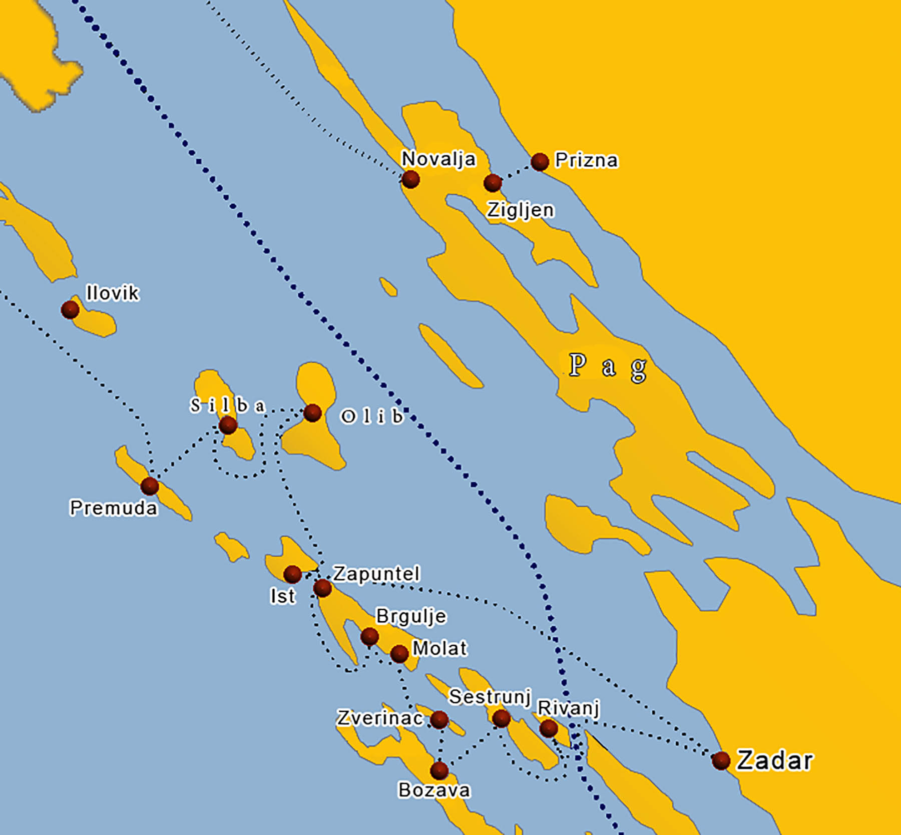 Fähre oder Brücke auf die Insel Pag? | von Kroati.de √
