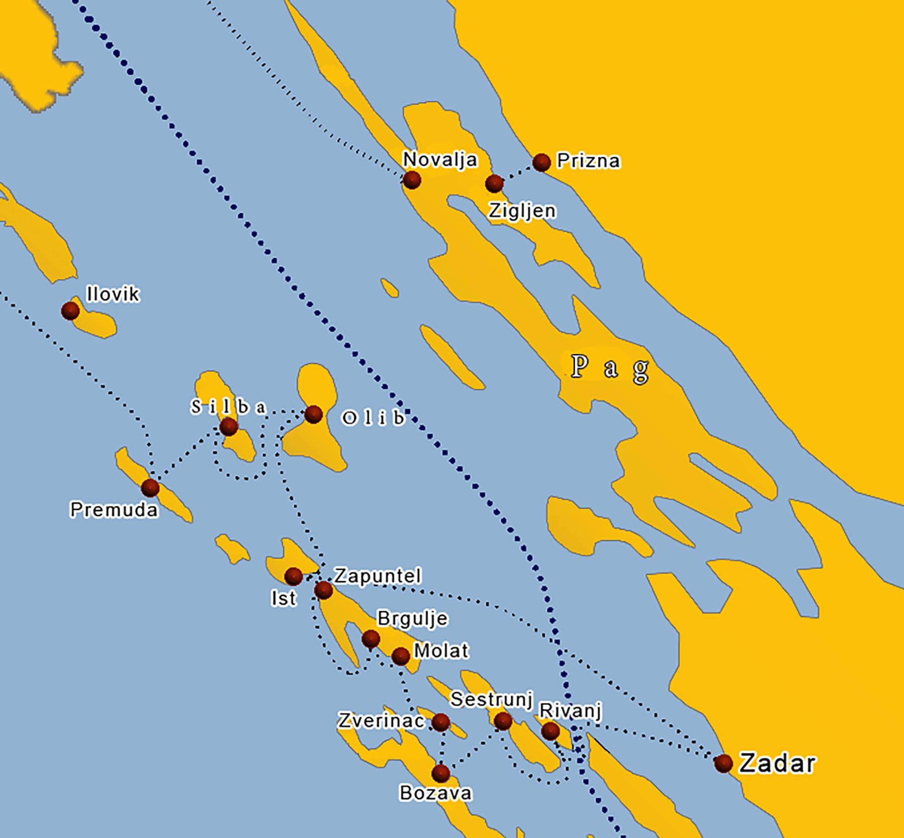 Fähre Silba | Fahrplan und Preise für 2016 √
