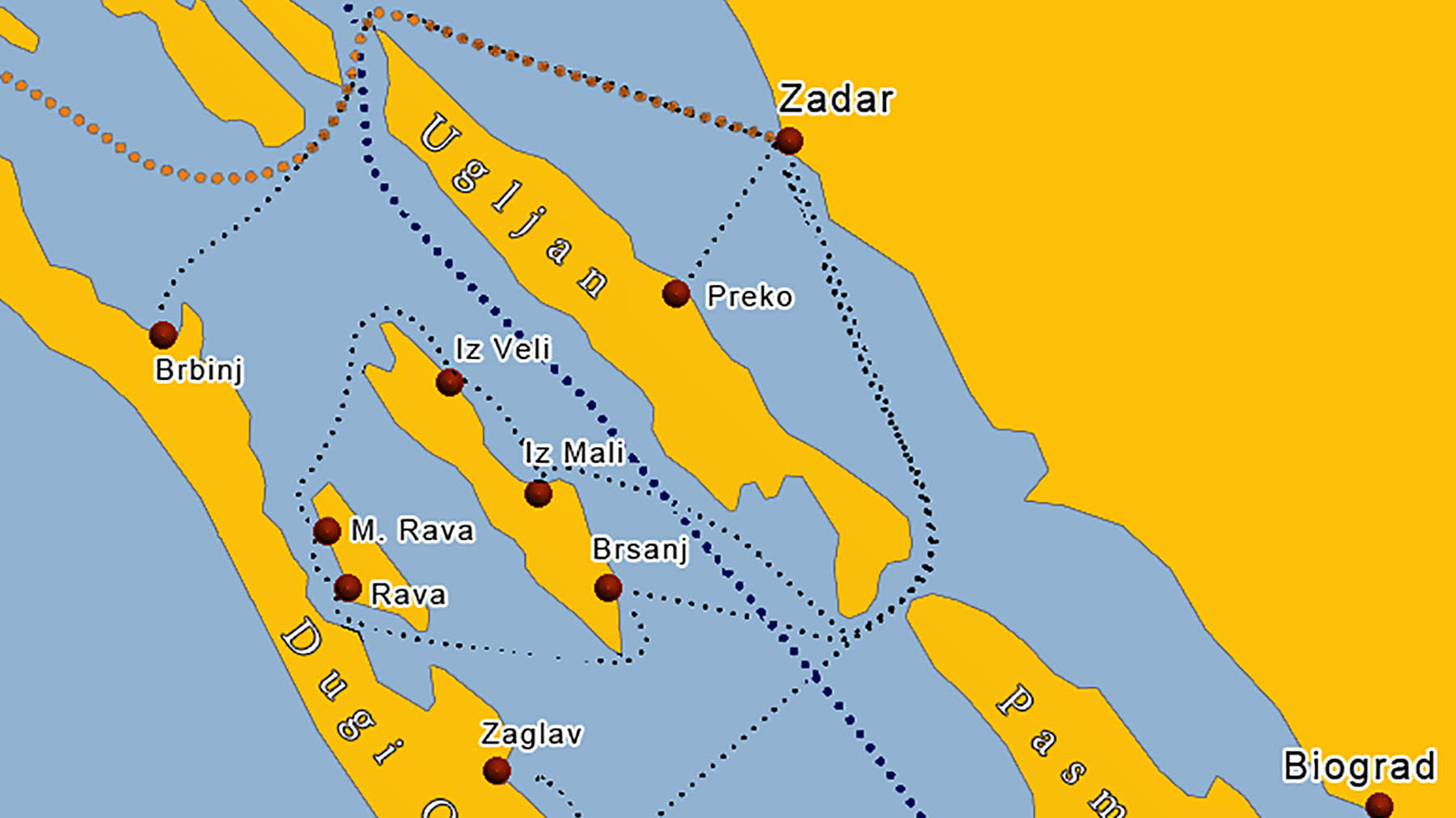 Fähre Ugljan | Fahrplan und Preise für 2025 √