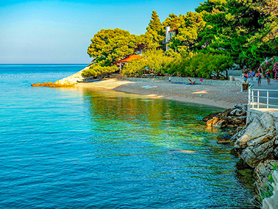 Die schönsten Strände in und um Brela - von Kroati.de √