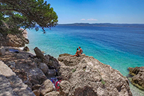 Strand Punta Rat (Dugi Rat) - Brela | Kroati.de √