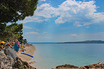 Strand Punta Rat (Dugi Rat) - Brela | Kroati.de √