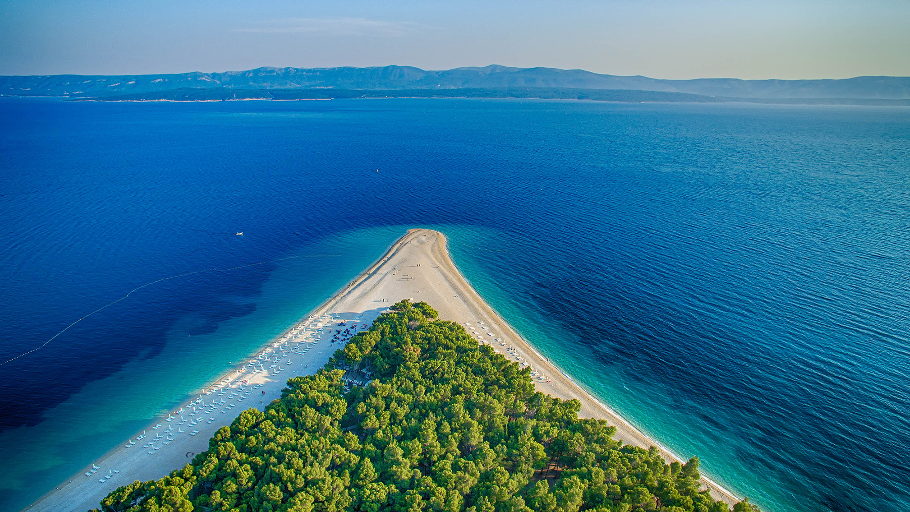 Strand Zlatni Rat - Goldenes Horn von Bol | Kroati.de √