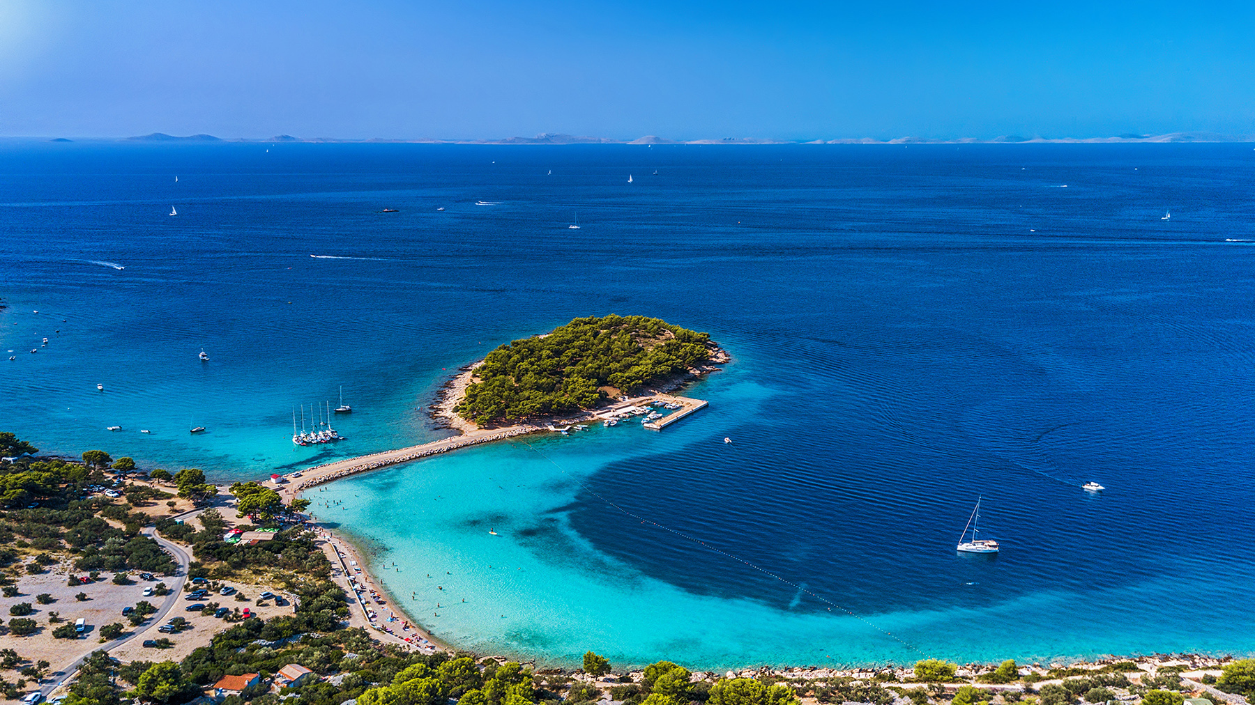 Strand Podvrske in Murter - Strandführer von Kroati.de √