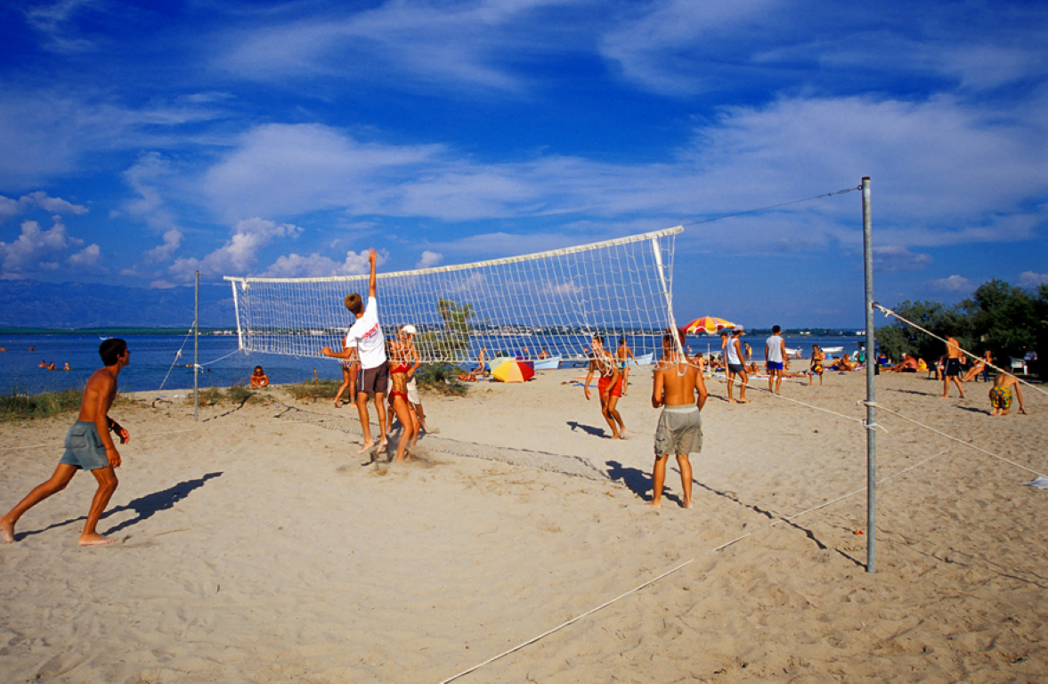 Sandstrand Kraljicina in Nin - Kroatien | Kroati.de