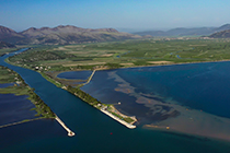 Sandstrand Usce Neretve in Ploce - Kroatien Strände √