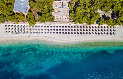 Strand Mala Raduča in Primosten - von Kroati.de √