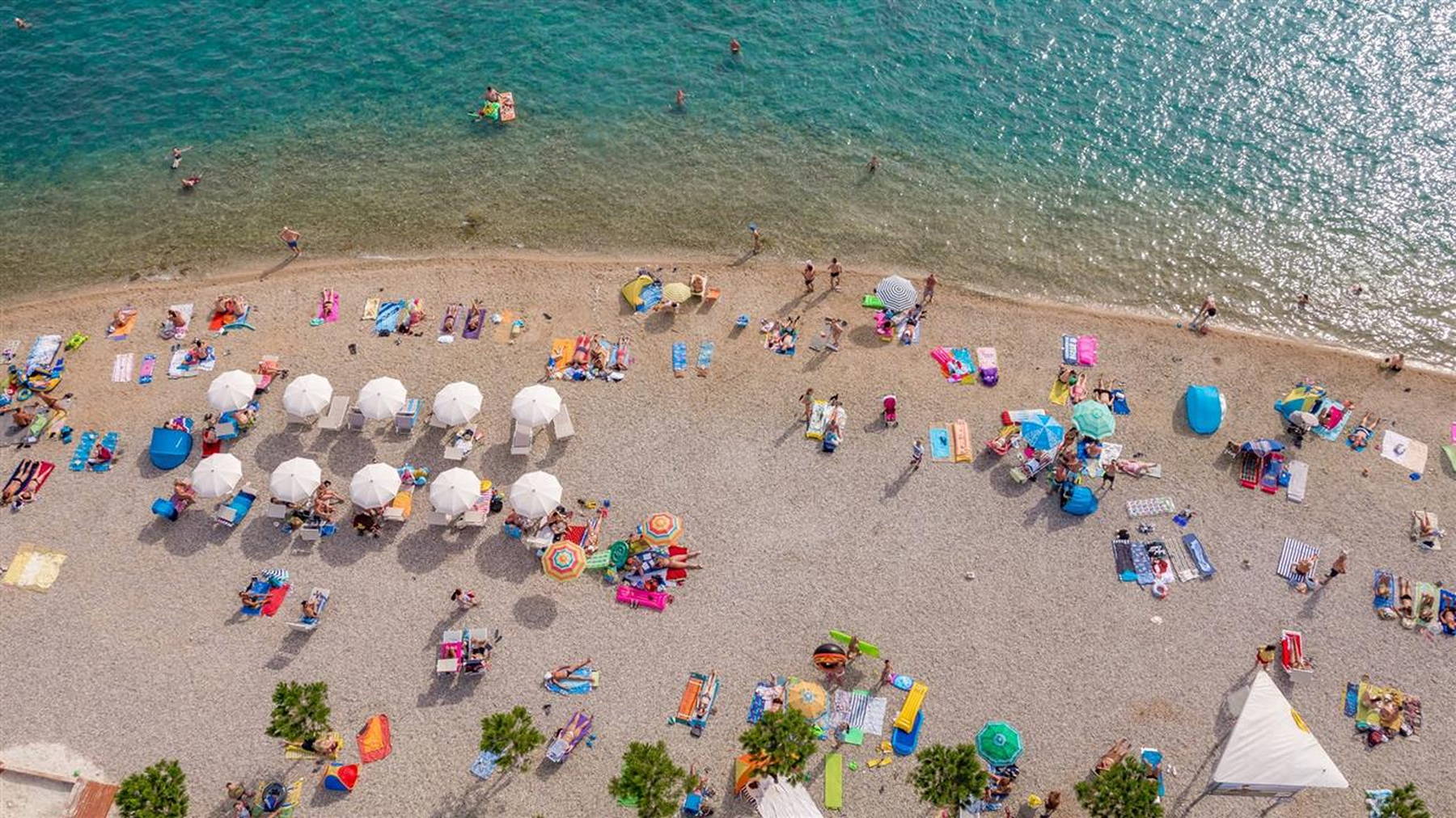 Strand Srima bei Vodice | Kroatien Strände √