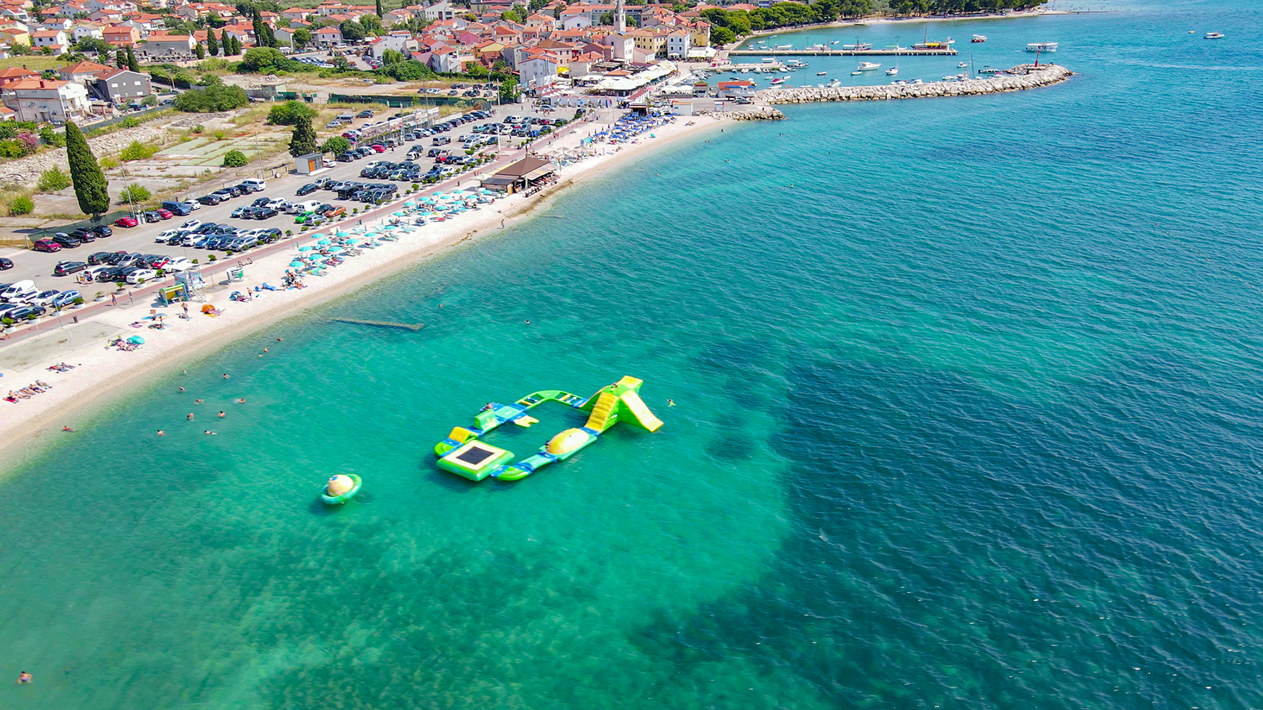 Strand Sjever in Fazana - Kroatien Strände - Kroati.de √