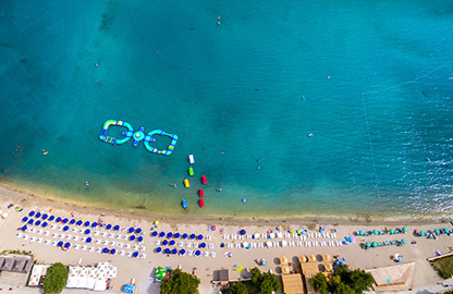 Strand Bijeca in Medulin | Kroatien Strände √