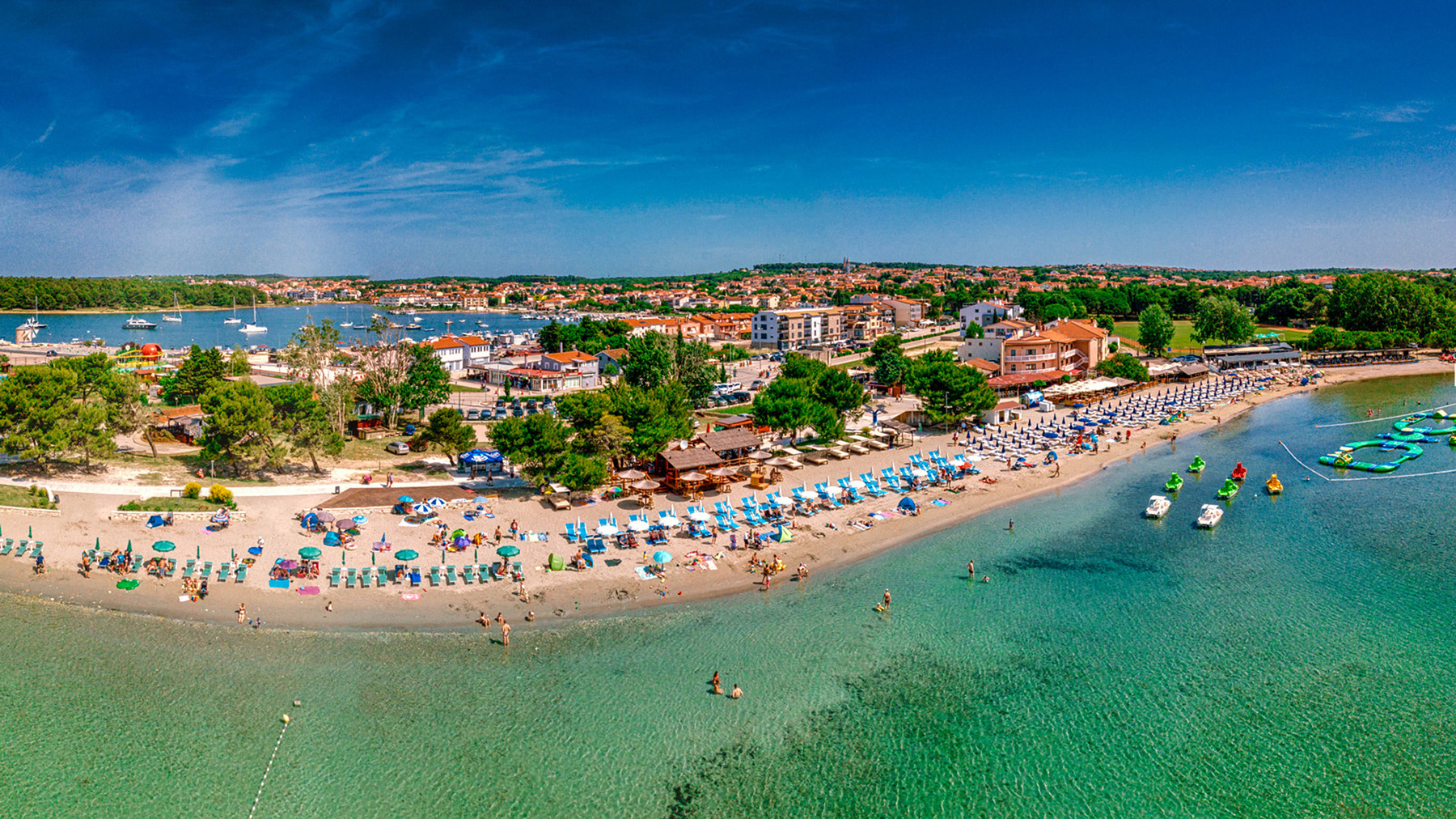 Strand Bijeca in Medulin | Kroatien Strände √