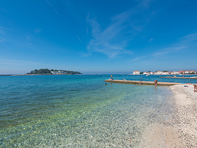 Die schönsten Strände in und um Porec - Kroati.de √