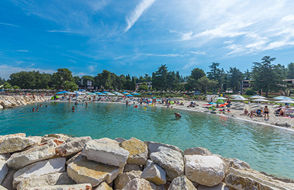 Sandstrand Val Marea Sandy Family Porec in Kroatien √