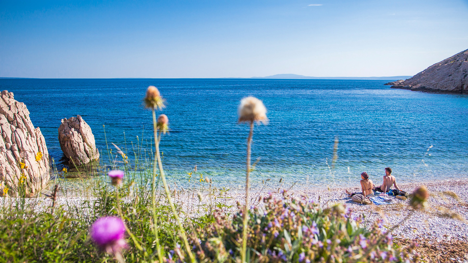 Die schönsten Strände von Punat & Stara Baska - Kroati.de √