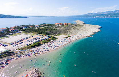 Strand Konjska in Silo - Kroatien - Strandführer Kroati.de √