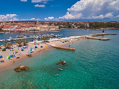 Die schönsten Strände in und um Krk - von Kroati.de √