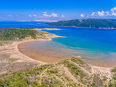 Strände auf der Insel Rab - Strandführer von Kroati.de √
