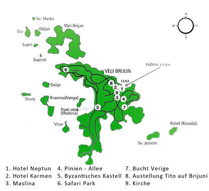 Nationalpark Brijuni | Kroatien Reiseführer √