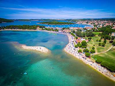 Strand Belvedere in Medulin | Kroatien Strände √