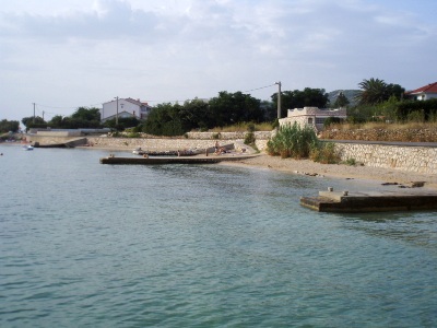 Der Strand Puntica in Barbat