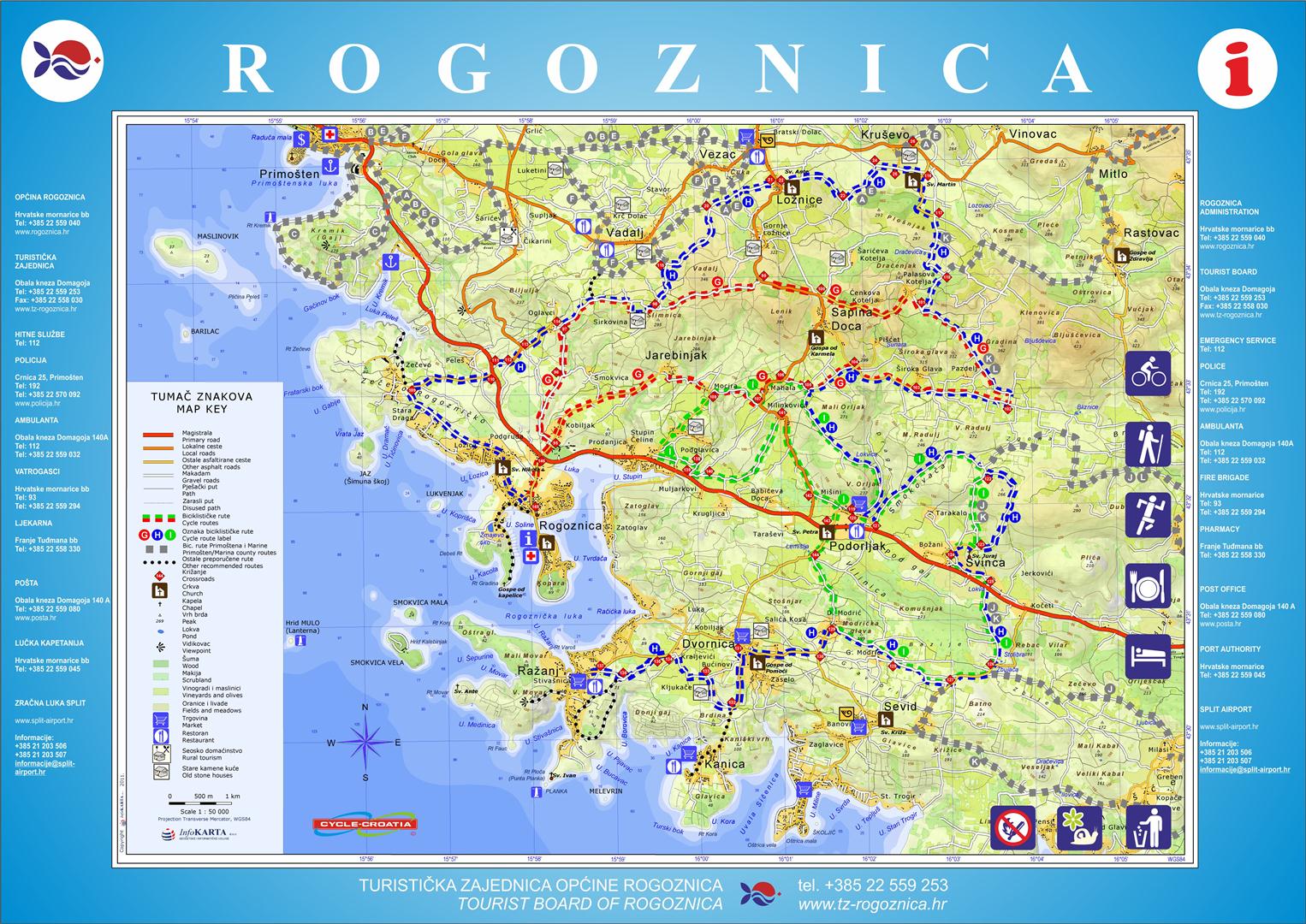 Rogoznica | Kroatien Reiseführer √ - Kroati.de